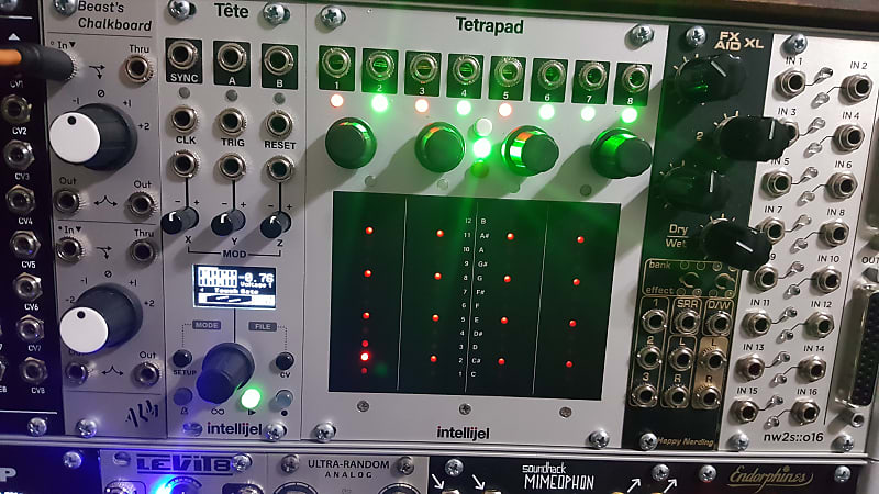 Intellijel Tete and Tetra pad Combo 2015 - 2021 Silver | Reverb