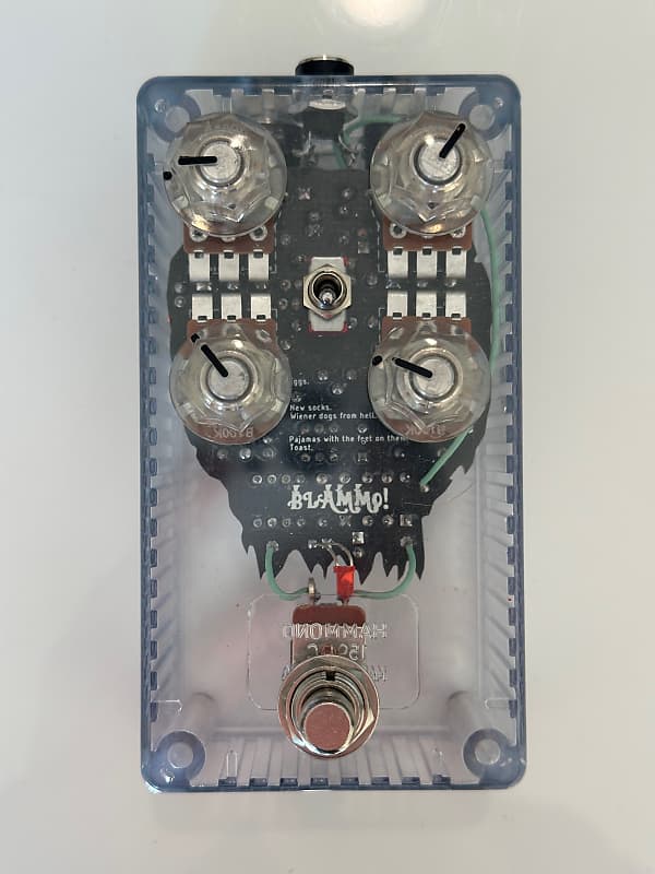 BLAMMO! Tomb Sender pedal - Clear Enclosure | Reverb