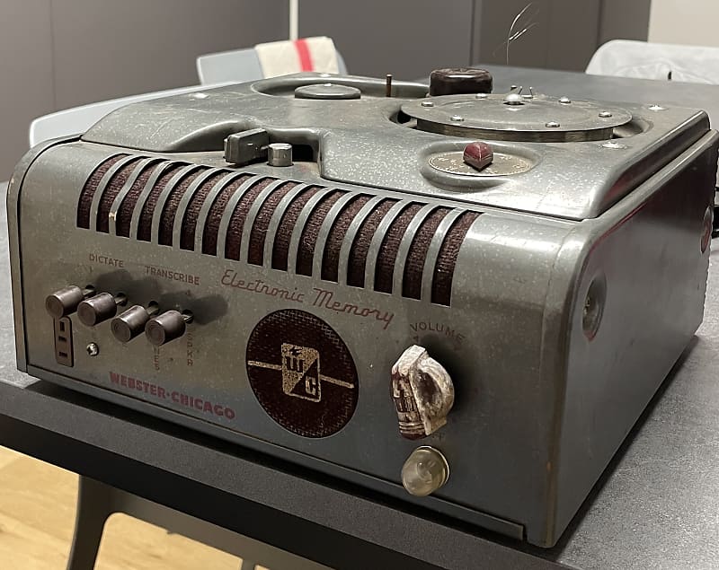 Webster Chicago 18-1r wire recorder mono tube BINSON | Reverb