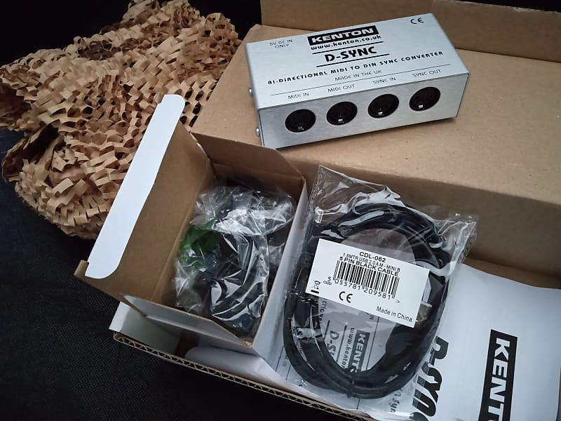 Kenton D-Sync Bi-directional MIDI to DIN Sync Converter | Reverb