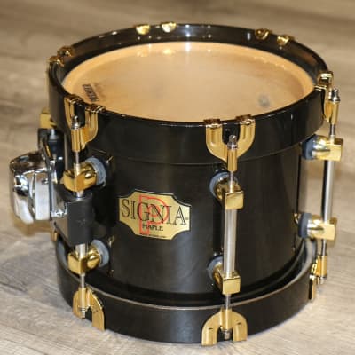 Used Premier Signia 75th Anniversary 6pc Drum Set Black | Reverb