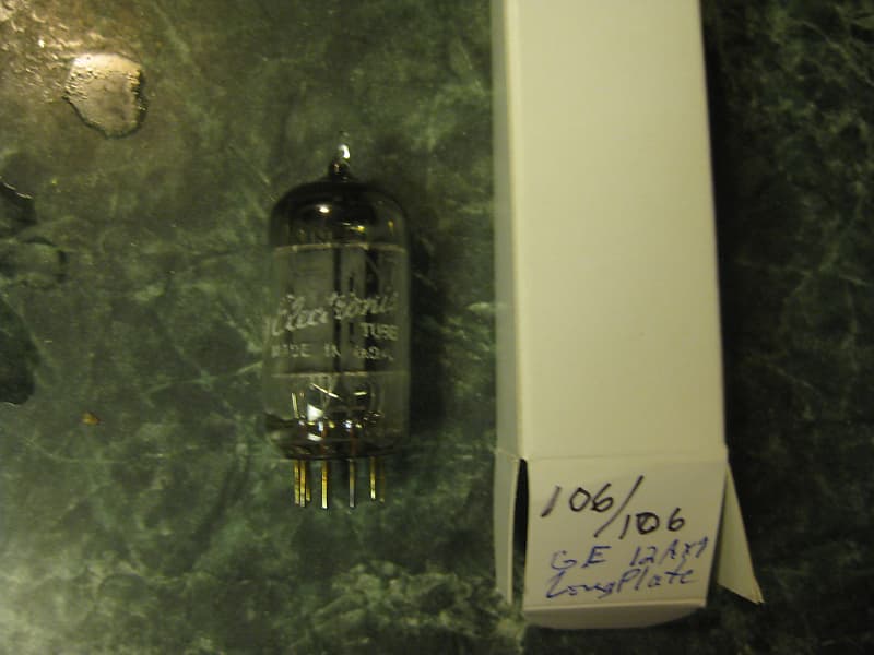 G.E 12ax7 long plate tube | Reverb