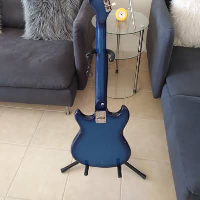 Harmony H-802 mid 80's - Blue Burst | Reverb