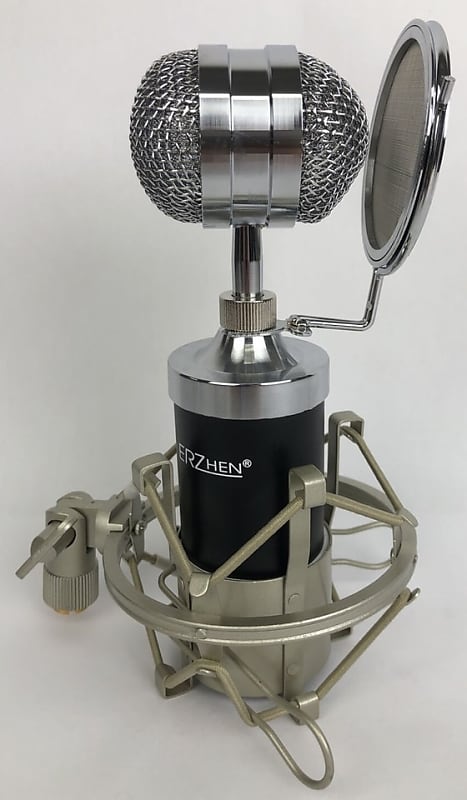 ERZhen Retro 3 Pin XLR Dynamic Podcasting Microphone w Shock | Reverb