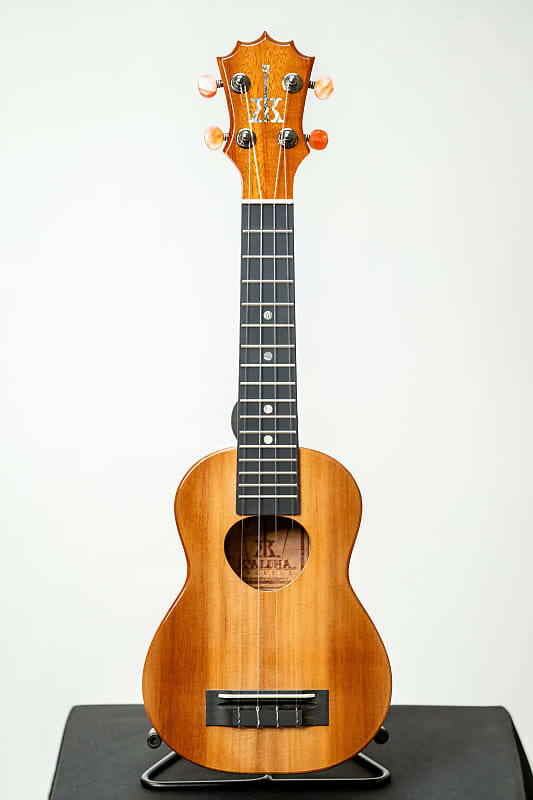 KoAloha Shop Custom Cedar Top Curly Koa Gloss Soprano Ukulele | Reverb