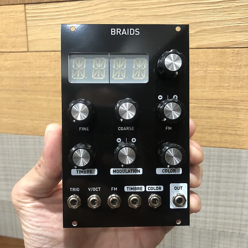 Mutable Instruments Braids 2018 Black | Reverb