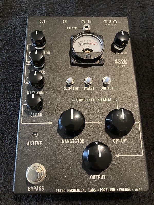 Retro Mechanical Labs 432k rev2 distortion box - Brown | Reverb