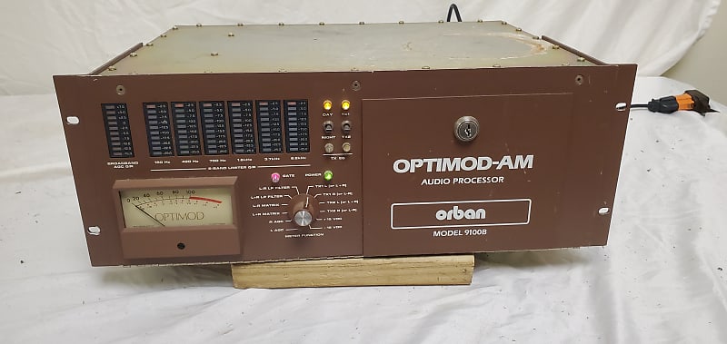 Vintage Orban Optimod-AM 9100B /2 Stereo Audio Broadcast | Reverb