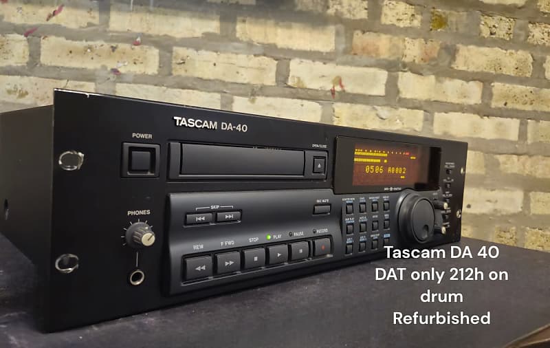 Tascam Da-40 professional DAT deck fully functional | Reverb