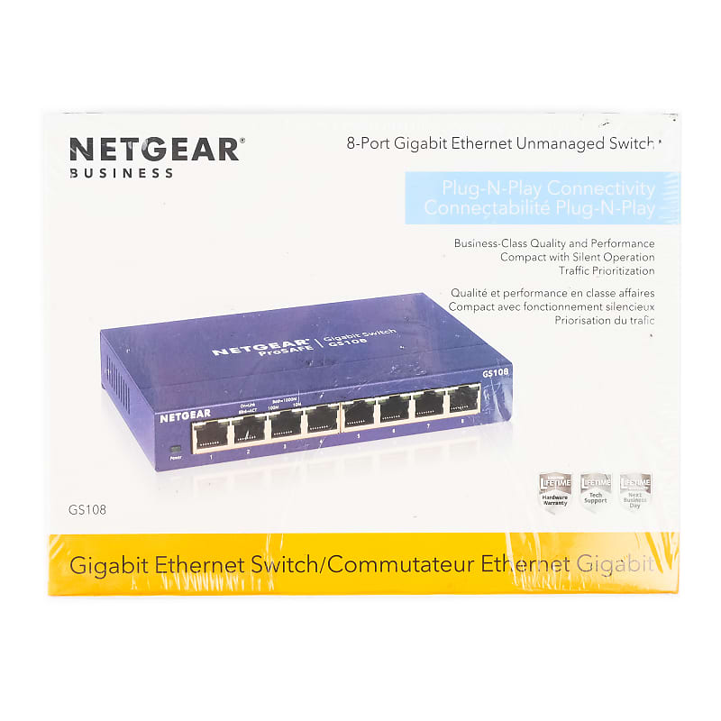 Netgear ProSafe Gigabit Switch GS108 Owned by Amen | Reverb Australia