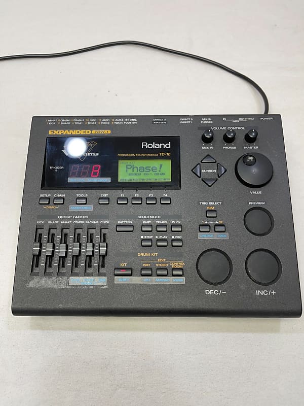 Roland TD-10 Drum Module Brain TD10 TDW1 Expansion | Reverb