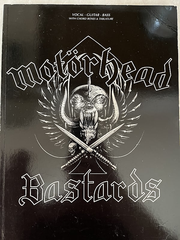 Motorhead - Bastards - Guitar Tab / Tablature Book | Reverb