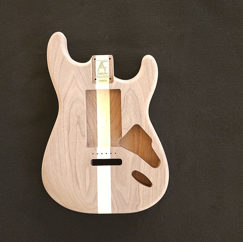 AC Strat Style Walnut Body - C000200 | Reverb