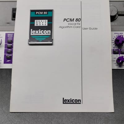 Lexicon PCM80 Vocal Fix Algorithm Card | Reverb