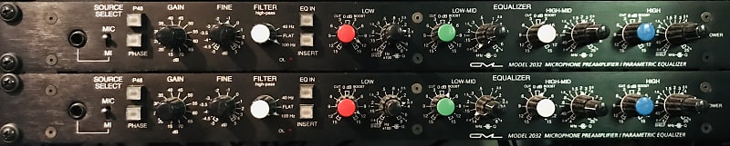Gml Model 2032 Microphone Preamplifier And Parametric Reverb