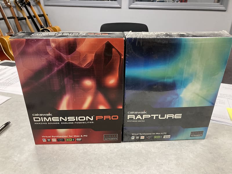 New Old Stock Cakewalk Dimension Pro & Rapture software | Reverb