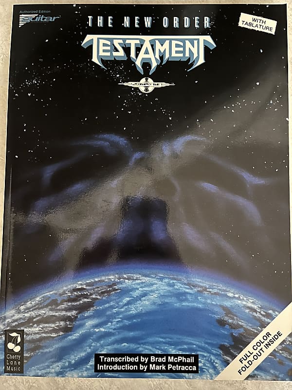 Testament - The New Order - Guitar Tab / Tablature Book | Reverb