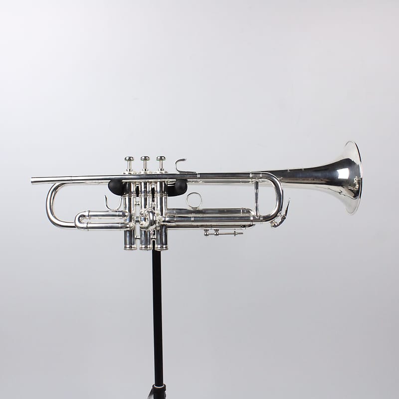 E-Benge #3 Custom Built Resno-Tempered Bell ML Silver Trumpet | Reverb