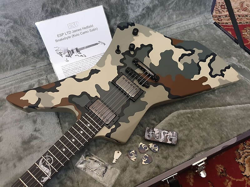 ESP LTD James Hetfield Snakebyte 2022 - Kuiu Camo | Reverb Canada