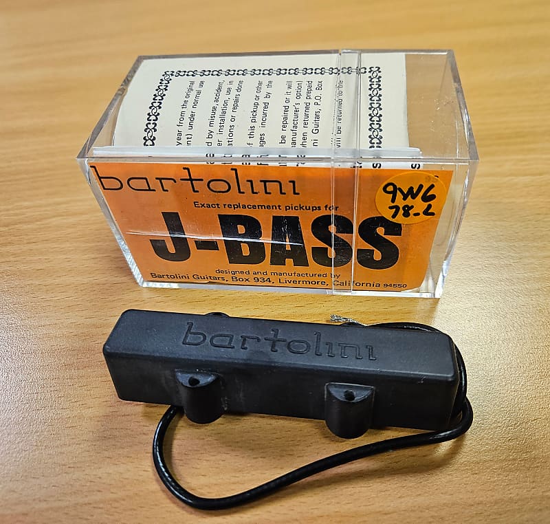 Bartolini 9W6 6-String Jazz Bass Bridge pickup - Linear | Reverb UK