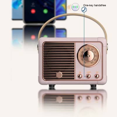 Vintage Radio - Pink | Reverb