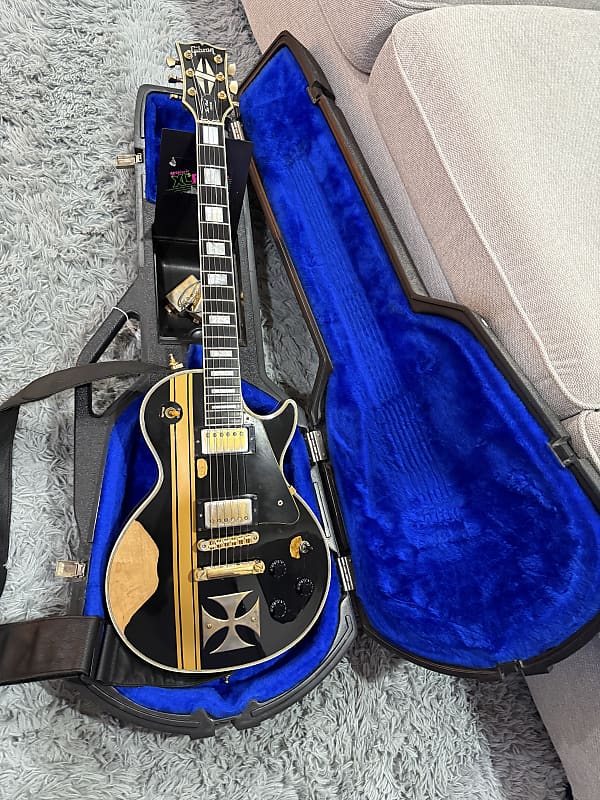 Gibson James Hetfield Iron Cross Les Paul Custom. "Uncle | Reverb