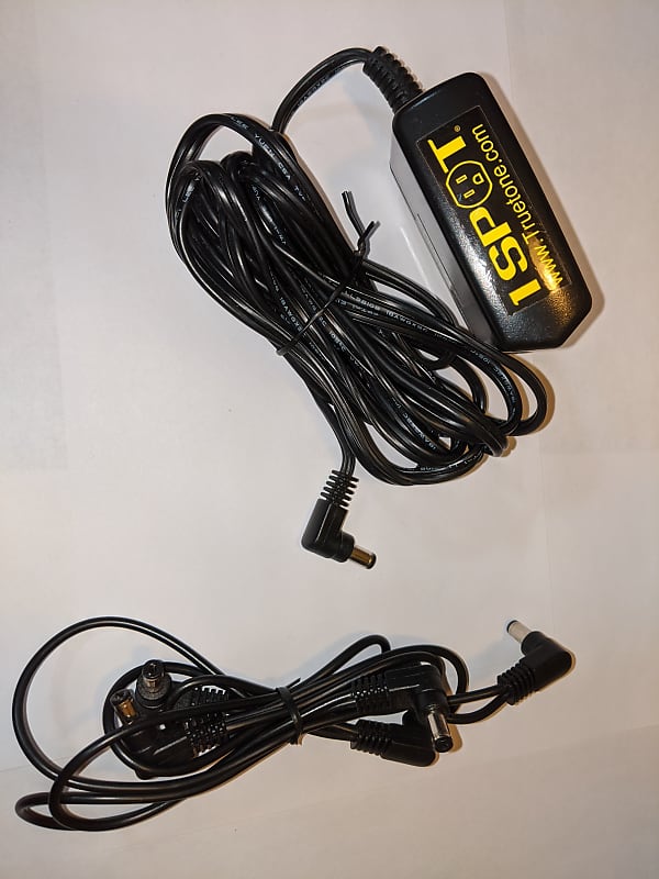 Truetone 1spot power adapter w/ 5 plug extension Black | Reverb