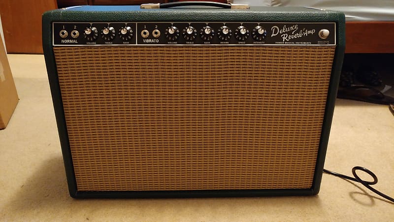 Fender Hand Wired 65' Deluxe Reverb Green | Reverb