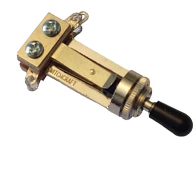 Switchcraft Long Straight 3-way USA Toggle Switch for Les | Reverb