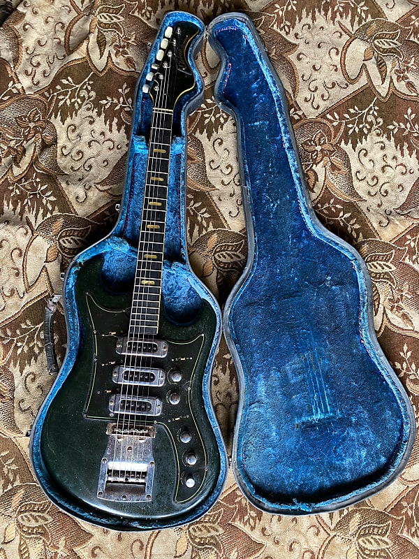 Musima Eterna de Luxe Black 1960s Vintage with Original Case | Reverb