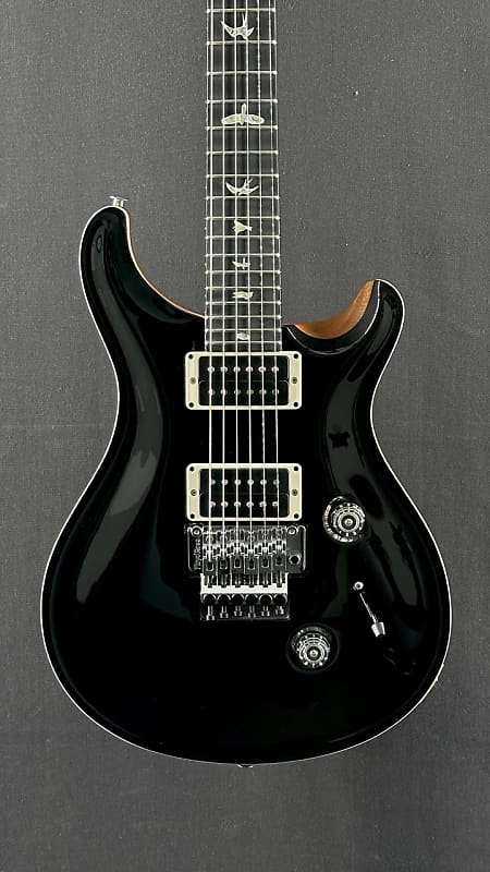 PRS Custom 24 Floyd with Black Top and Natural Back | Reverb