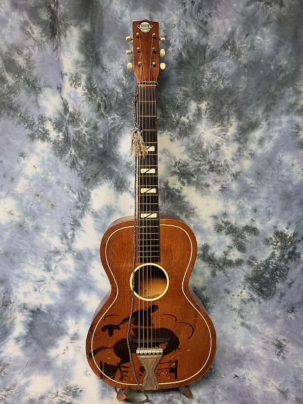 United Vintage RARE 1955 United Elitone Buckeye Parlor Cowboy | Reverb