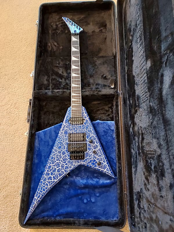 Jackson RR24 - Blue Crackle- Upgraded | Reverb