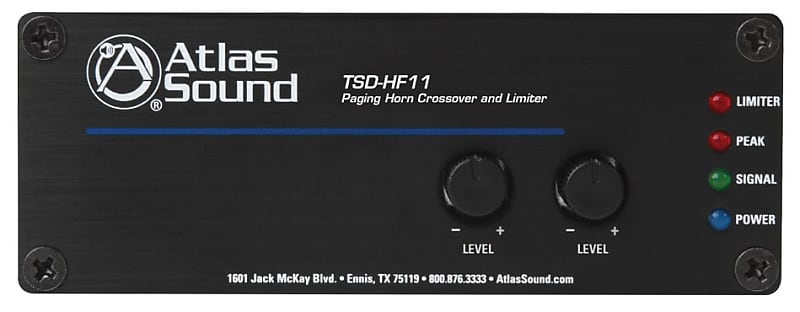 Atlas IED TSD-HF11 Paging Horn Crossover and Limiter | Reverb