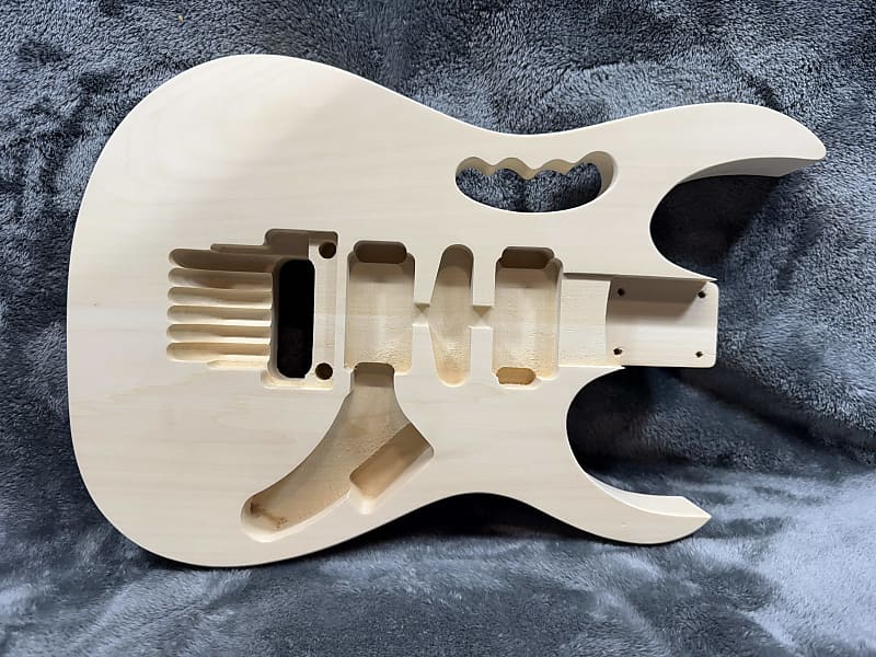 Guitar Body – Unfinished Basswood Square RG JEM Style - fits | Reverb