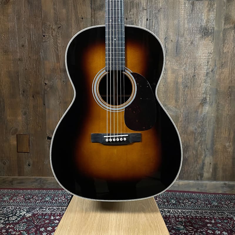 Martin Custom 0000-28 12 Fret Authentic Top Sunburst | Reverb
