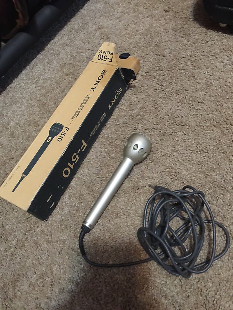 Sony F-510 Microphone Silver | Reverb