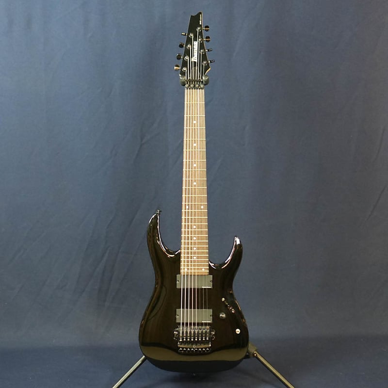 Ibanez RG Series RGA8 8-String Electric Guitar Black w/Bag | Reverb