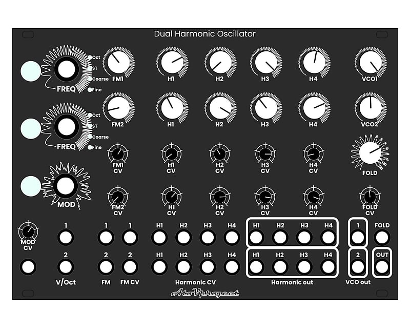 AtoVProject Dual Harmonic Oscillator - Black | Reverb