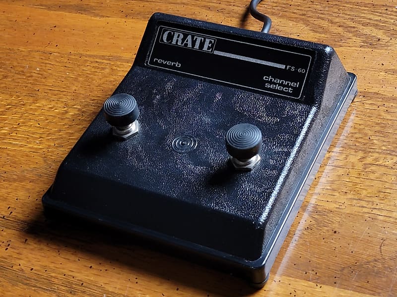 Crate Fs-60 Reverb/channel Select Black | Reverb UK