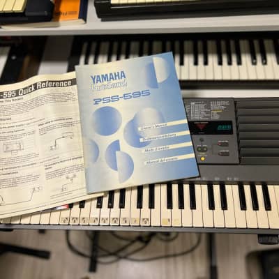 Yamaha PSS-595 vintage 90's keyboard 1990 black | Reverb