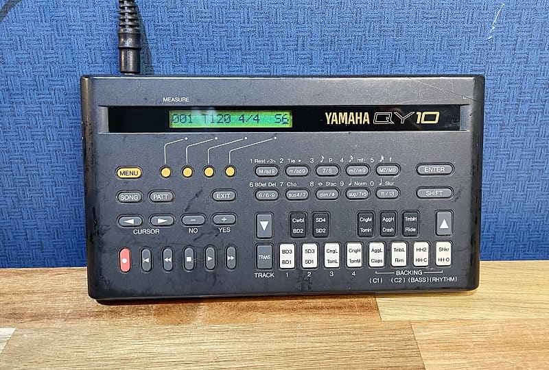 [Very Good] Yamaha QY10 Music Sequencer w/ Power Supply | Reverb