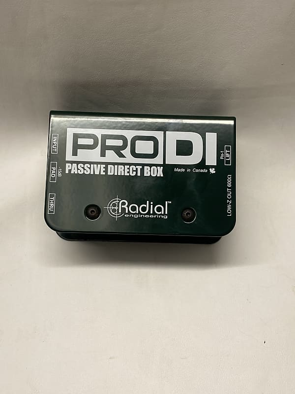 RADIAL PRO D1 SINGLE CHANNEL PASSIVE DIRECT BOX | Reverb