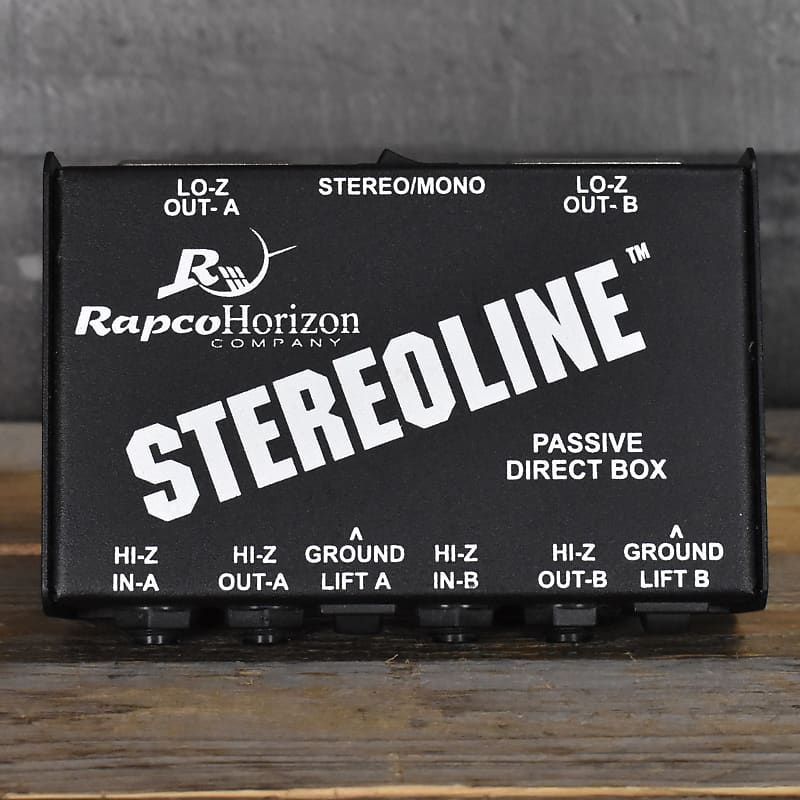 Pre-Owned RapCo Horizon Stereoline Passive Direct Box | Reverb