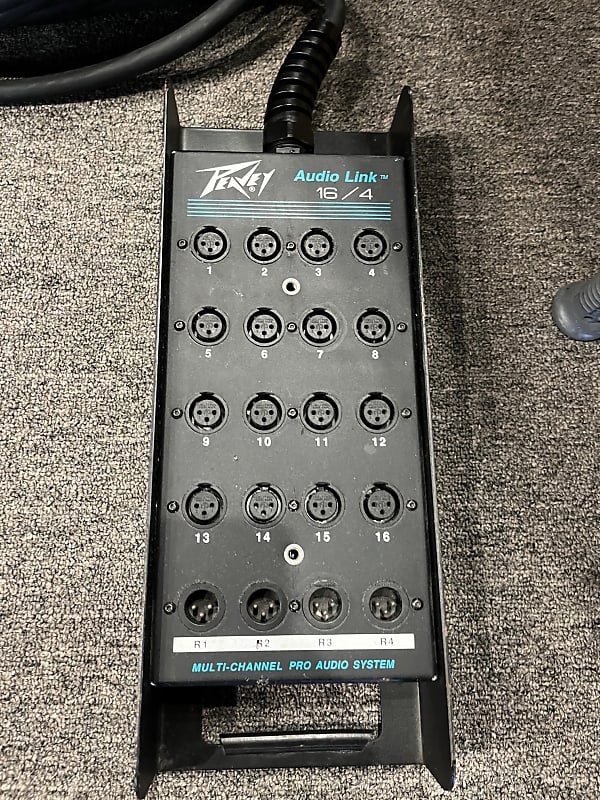 Used 100 ft Peavey Audio Link Stage snake stage box with 16 | Reverb