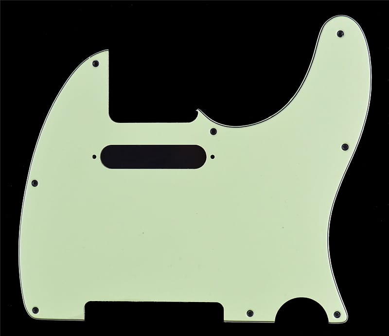 8-Hole Telecaster Compatible Scratchplate - Mint Green | Reverb Canada