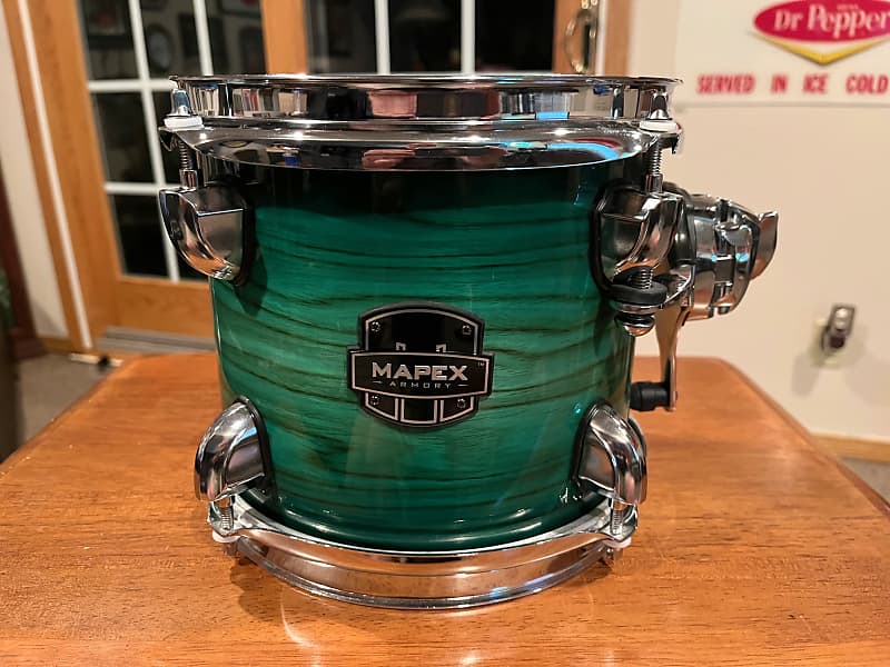 Mapex Armory Series 8x7 Tom - Emerald Burst & TH800 Soniclear | Reverb