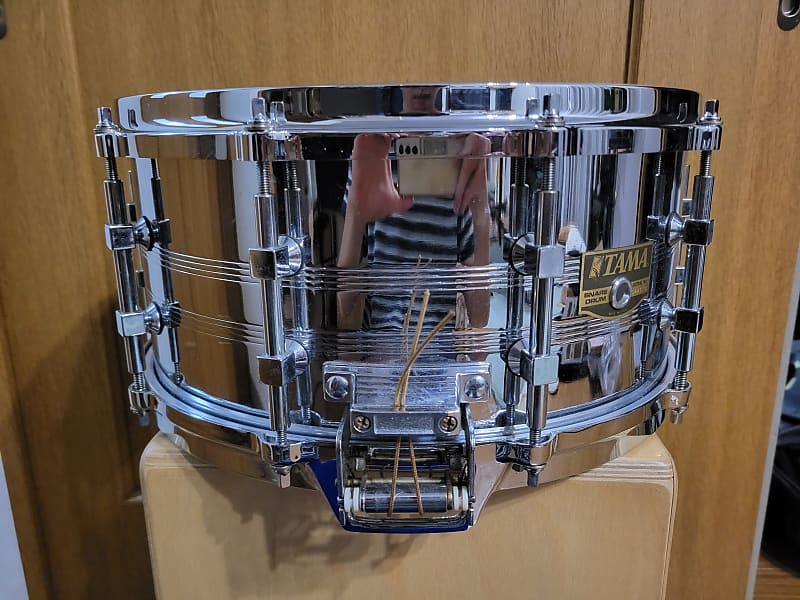 TAMA 1990s MT436 6.5×14" Seamless Steel Snare Drum | Reverb