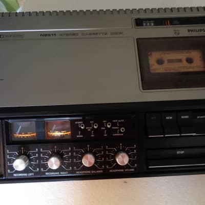 Philips N2511, Stereo Cassette Deck, Cassette Recorder, | Reverb