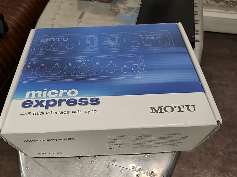 MOTU Micro Express USB V2 2020 - Noire | Reverb